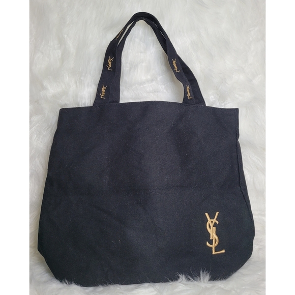 Yves Saint Laurent | Bags | Ysl Yves Saint Laurent Canvas Tote Bag ...